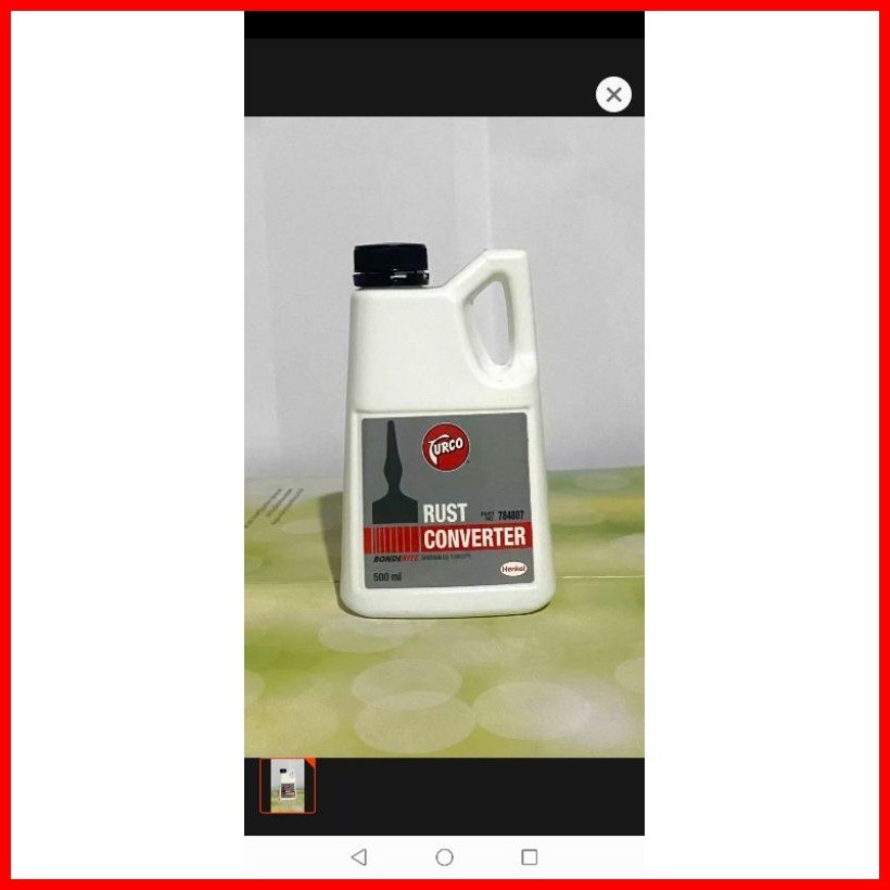 Turco Rust converter 500ml and 1 liter | Shopee Philippines