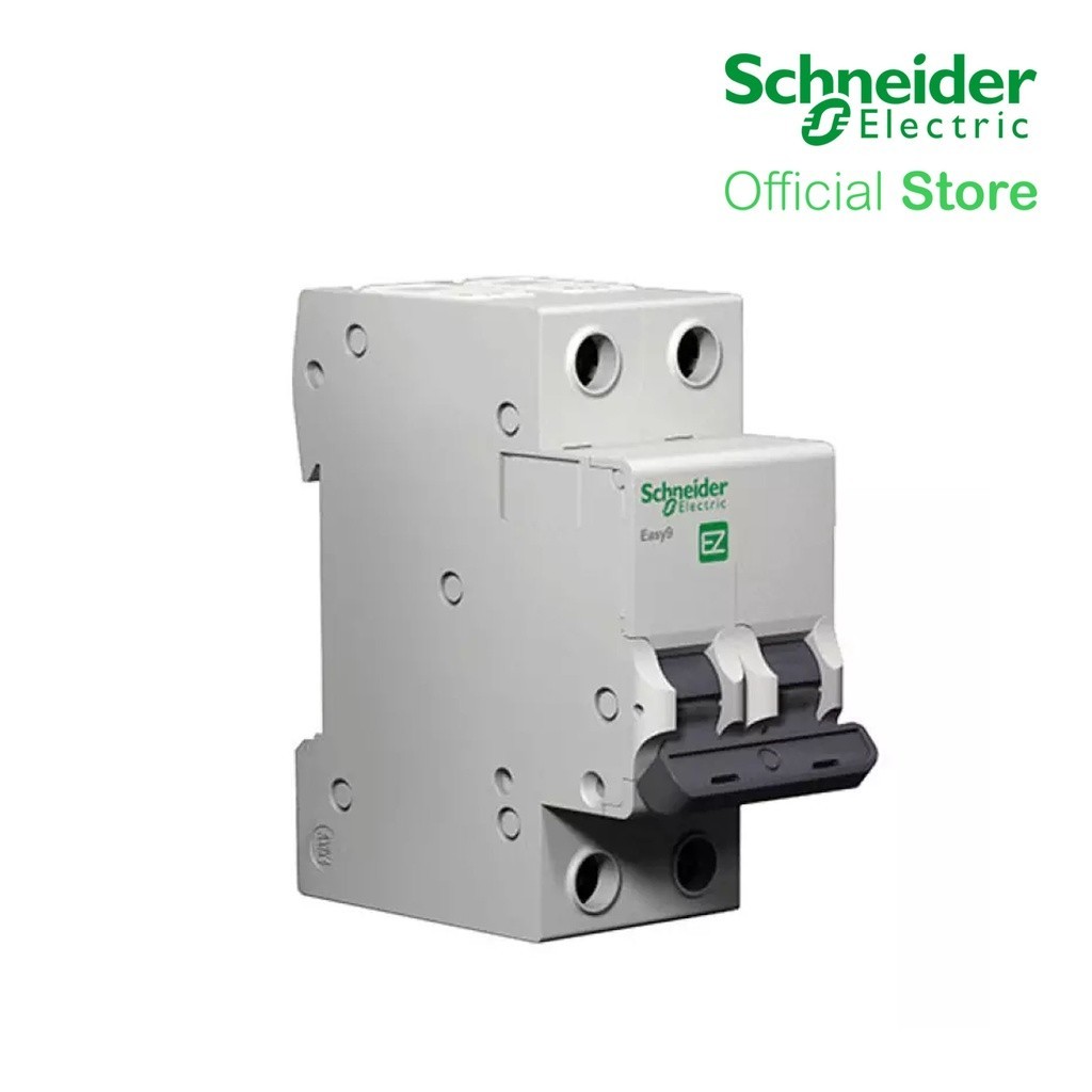 ♀ ☽ Schneider Easy9 Iec 2p 40a C Din Rail Type Miniature Circuit
