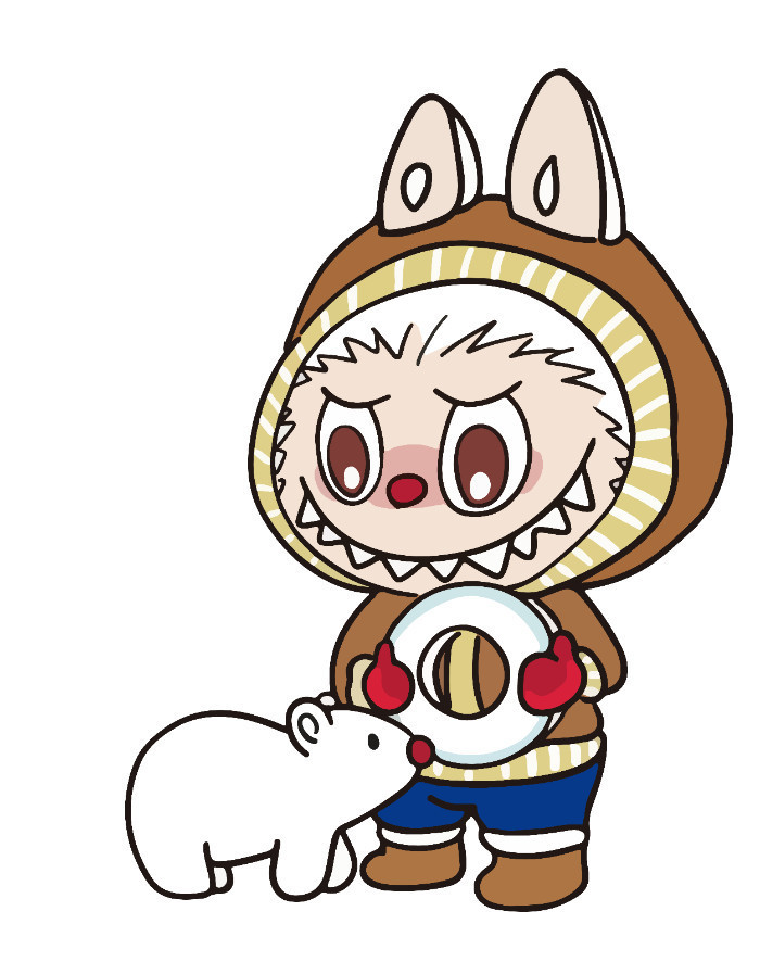 POPMART Labubu Cartoon themed heat transfer printing, hot stamping, and ...