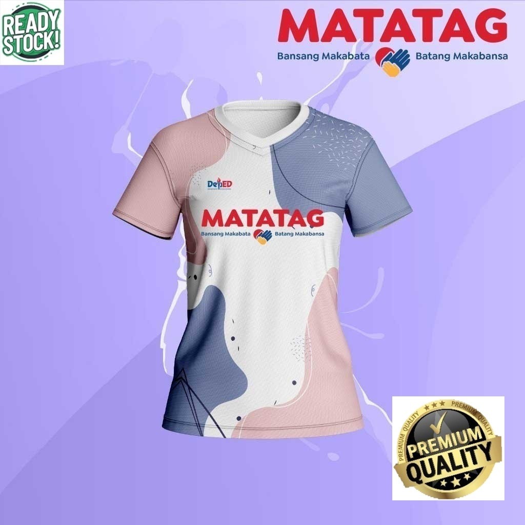 [Ready Stock] Matatag Shirts Full Sublimation Women Top Unisex Uniform ...