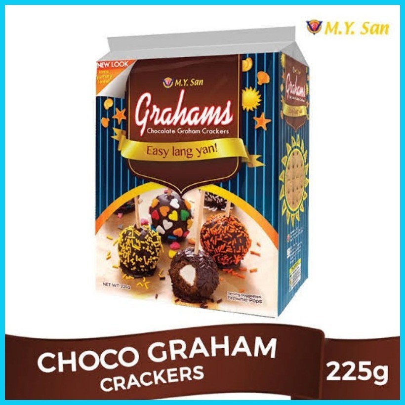 ¤ ∇ M.Y San Graham's Handy Pack Chocolate Crackers 225g | Shopee ...