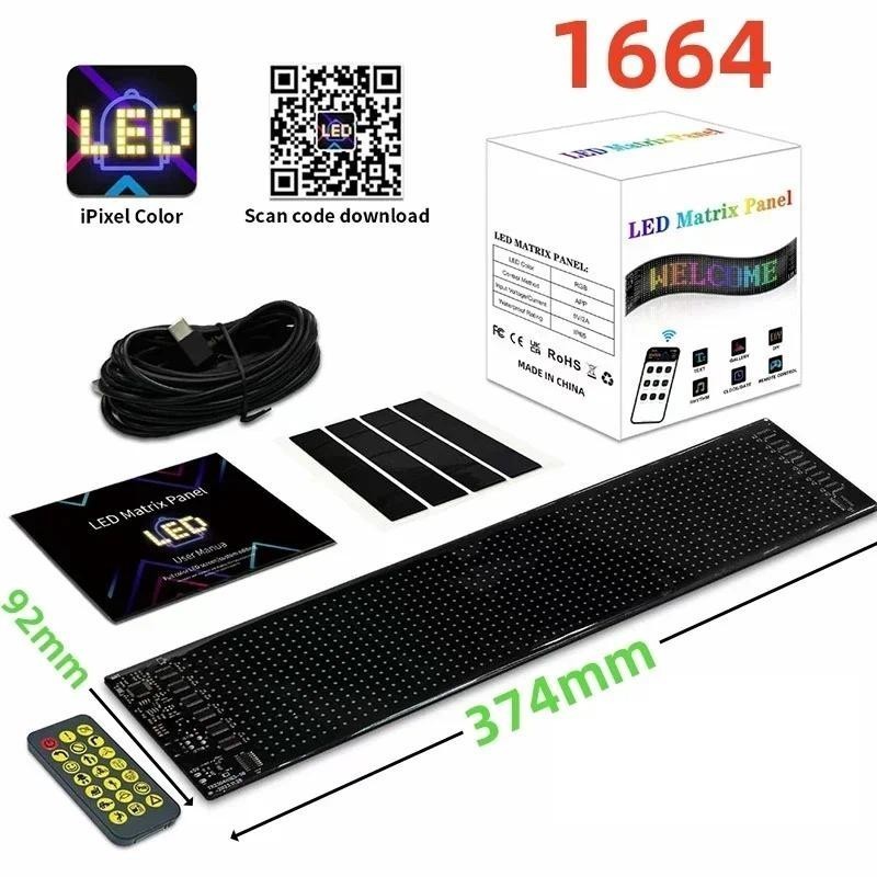 LED Matrix Pixel Panel Multilingual APP Programmable DIY Scrolling ...