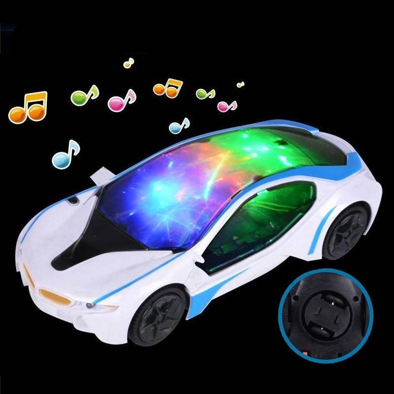 Music Light-up Innovative Car Model Electric Battery-powered Children ...