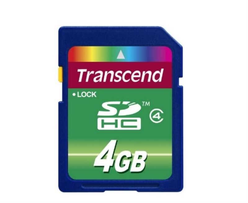 Transcend SD Original 4G High Speed SDHC 4Gb Digital Camera Memory Card ...