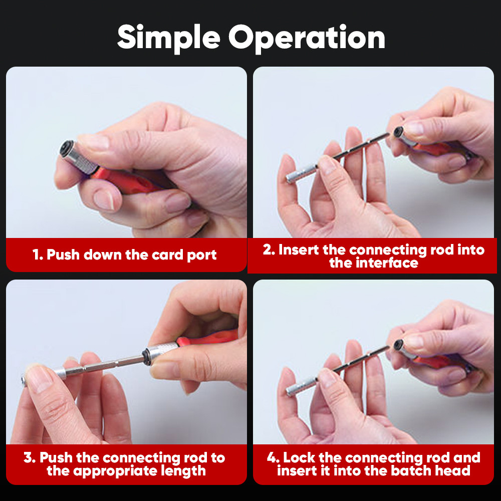 Mitsushi Precision Screwdriver Set,32 in 1 Magnetic Laptop Screwdriver Kit,Computer Repair Kit ...