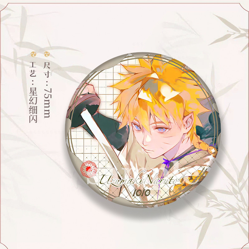 Naruto Peripheral Badge Collection Bar Badge Naruto Sasuke Sakura ...