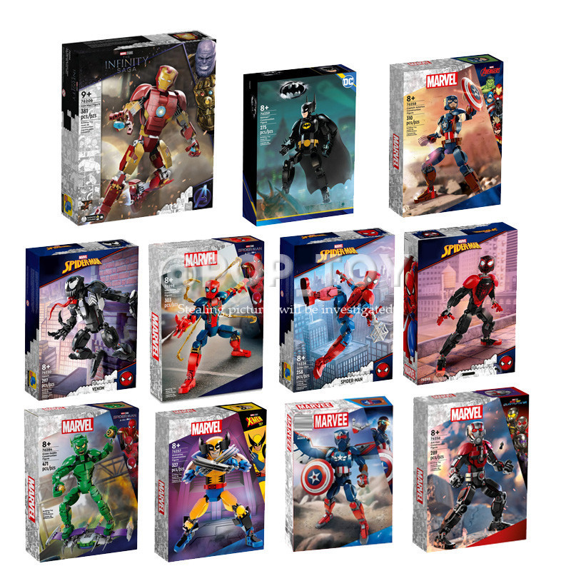 76296 DC New Captain America Construction Figure Buildable Action ...