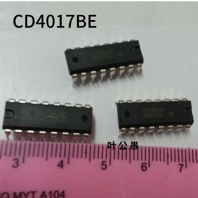 CD4017BE direct insertion DIP-16 CMOS counter/distributor chip IC ...