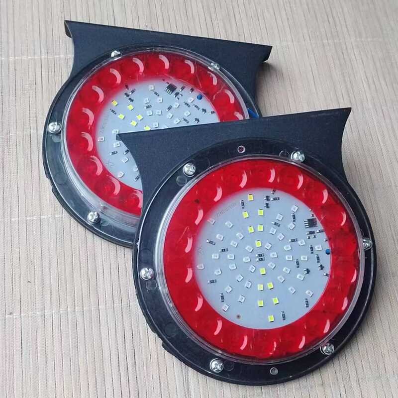 Iron wind fire wheel rainbow explosion flash anti rear end collision ...
