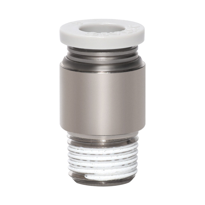 Yadeke round threaded straight through trachea quick plug connector ...