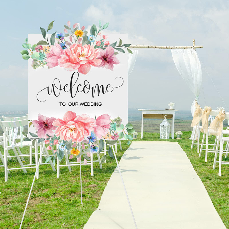Graduation Wedding Welcome Sign University Graduation Party Display ...