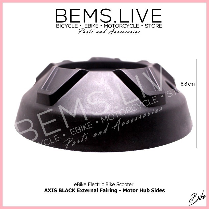 eBike Electric Electronic Bike Scooter AXIS BLACK External Fairing ...