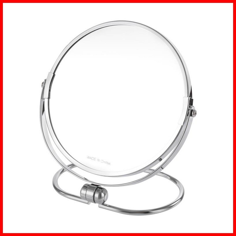 ∈ Miniso Double-sided Makeup Mirror Glass Iron Round Tabletop Vanity ...