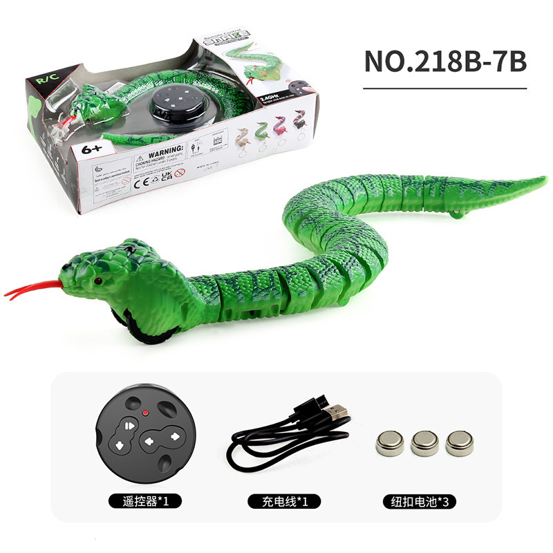 Remote Control Snake Toy with USB Charger and Interactive Crawling ...