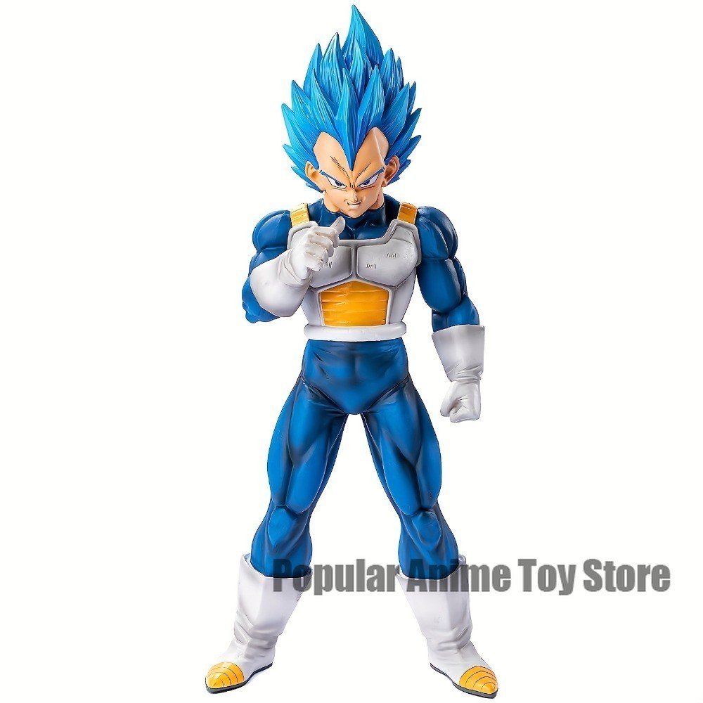 11in/28cm Anime Dragon Ball Z Vegeta Figure PVC Super Saiyan Blue ...