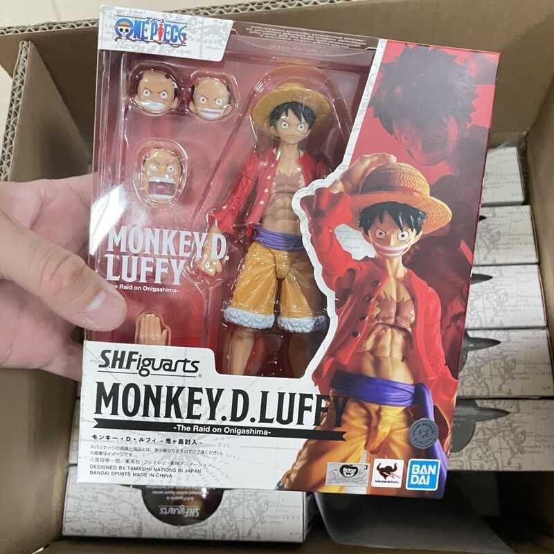 1 BANDAI S.H.Figuarts One Piece Luffy Invasion Ng Onigashima Costume ...