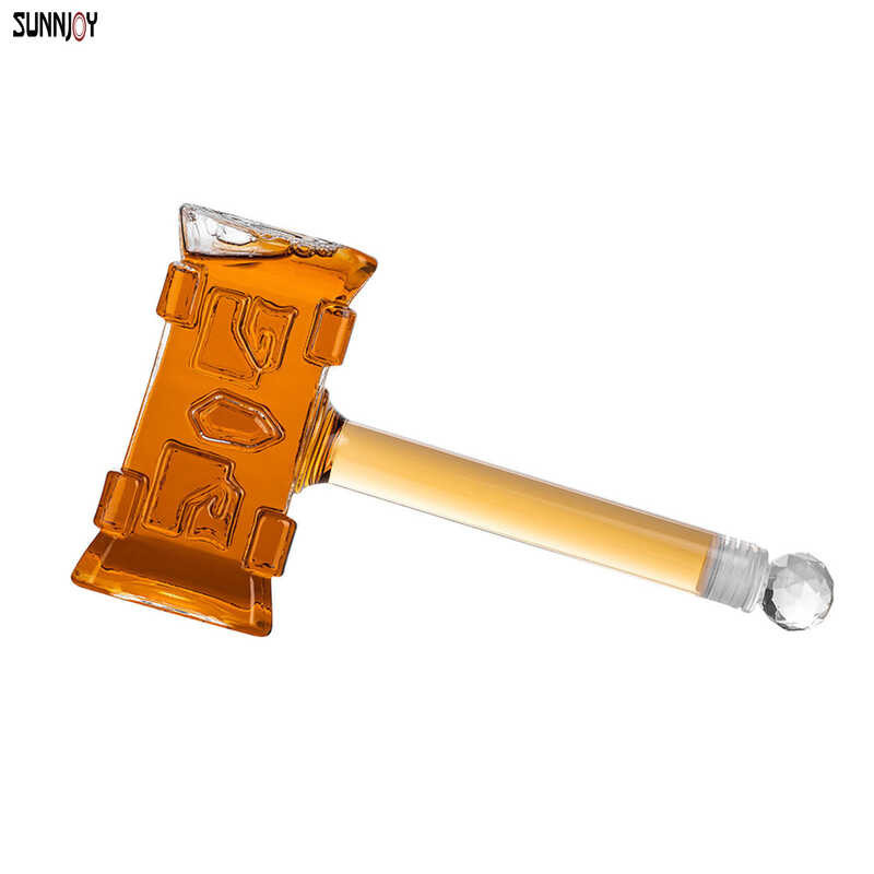 Hammer Glass Thors Bottle Easy To Pour At Clean Decanter For Whiskey ...