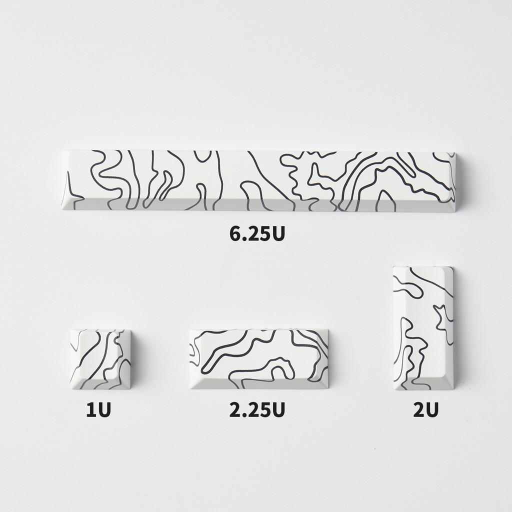 4pcs black / white /Black Myth WuKong/ Kitty / Coral Sea/Ahego Keycaps ...