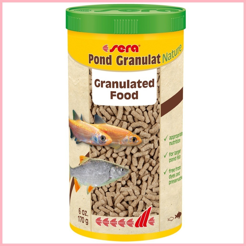 Sera Granulated Food for Pond Fish 1000 ml (New Packaging: Nature ...