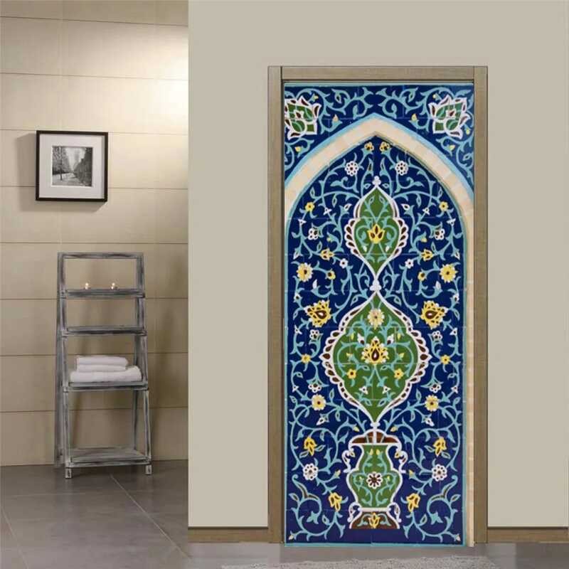 Peel Muslim & Sticker Door Stickers Home Decor Art Mural Living Room ...