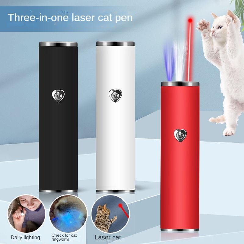 [midas]Laser Pen Three-in-One Laser Pen Laser Pen USB Charging Funny ...