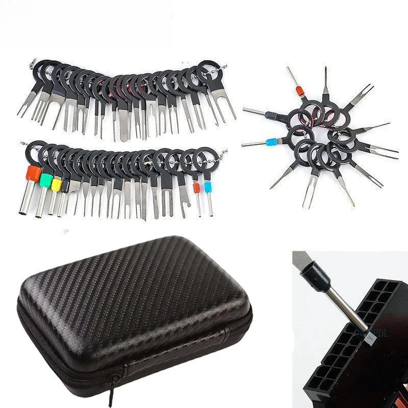 Car Terminal Removal Tool Kit Wire Plug Connector Extractor Puller ...