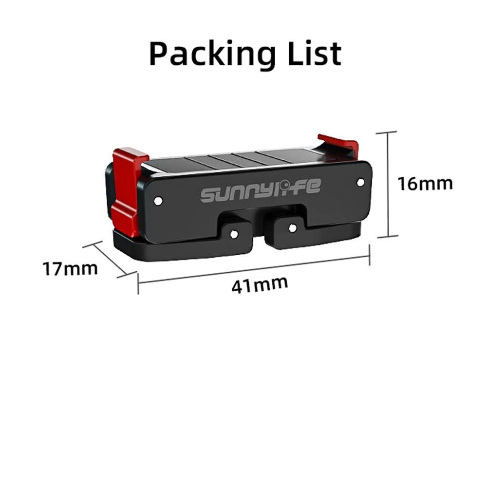 Sunnylife Magnetic Adapter Mount for DJI Osmo Action 5 Pro 4 3 Foldable ...