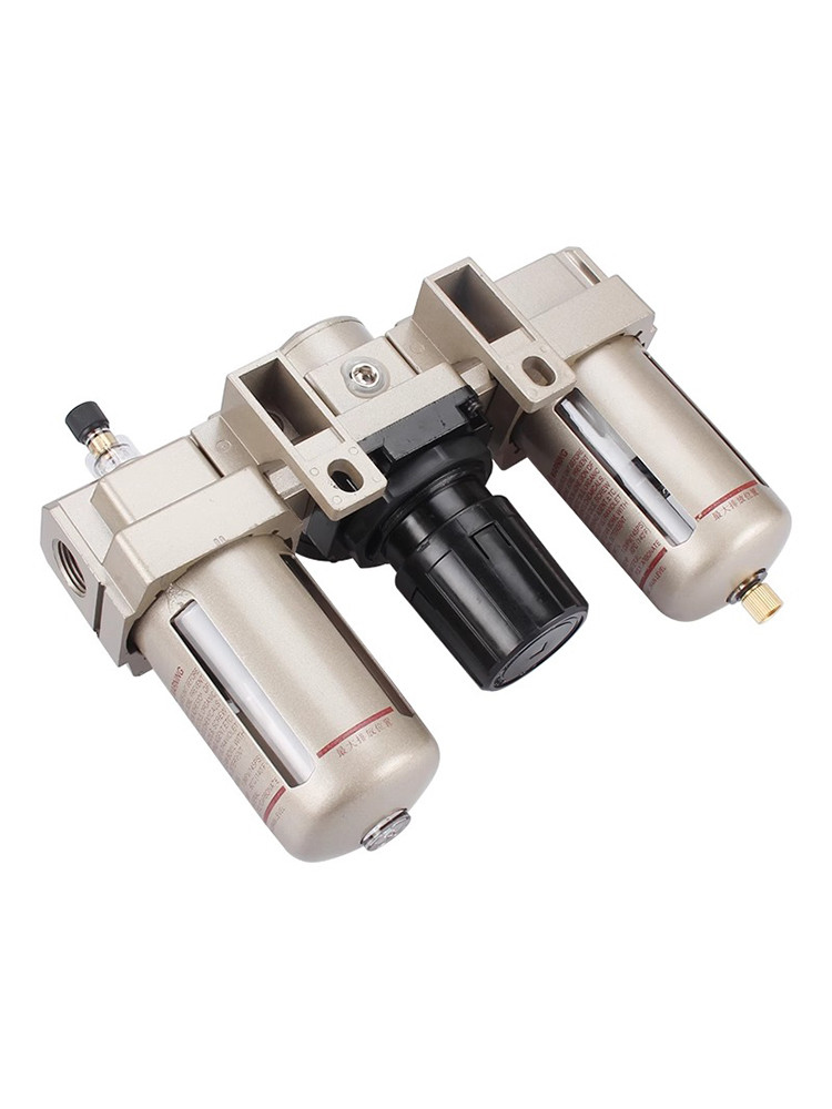 Pneumatic triple piece pressure gauge SMC type oil-water separation gas ...