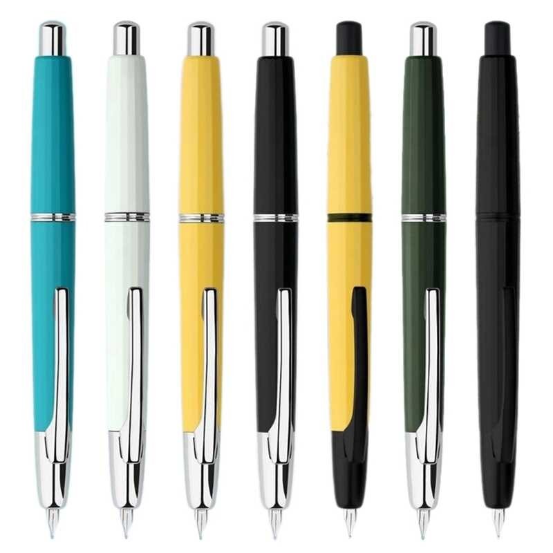 Ang Resin Pindutin Fountain Extra Fine Nib 0.4Mm Ink Pen Converter Para ...