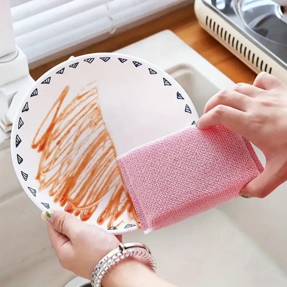4Pcs Dishwashing Sponge, Thickened Cleaning Sponge Wipe, Kitchen ...