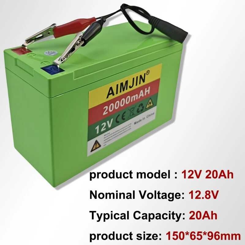 12V 20Ah 3S6P volt built-in high current 20A BMS lithium battery pack ...
