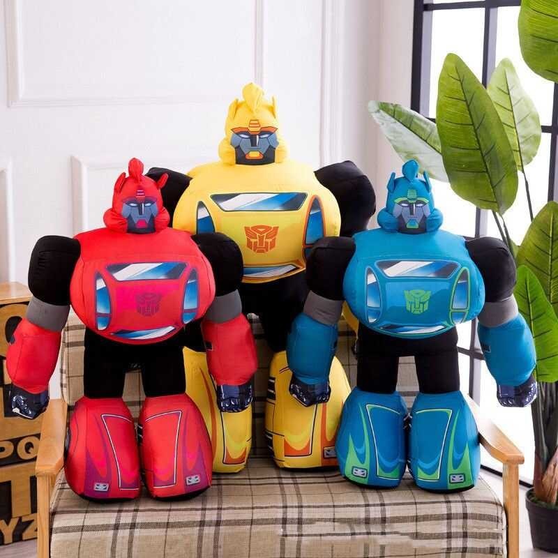 Transformers Toy 55Cm Autobots Doll Optimus Prime Plush Toy Bumblebee ...