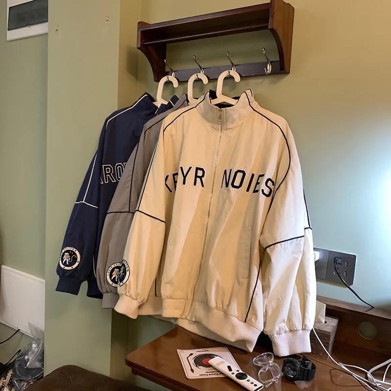 Retro Sports Style Jacket Jacket Men Baseball Uniform | Shopee Philippines