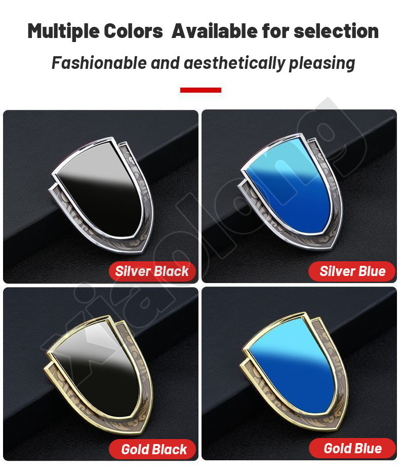 High quality Car Body Sticker Auto 3D Carbon Fiber Shield Window Emblem ...