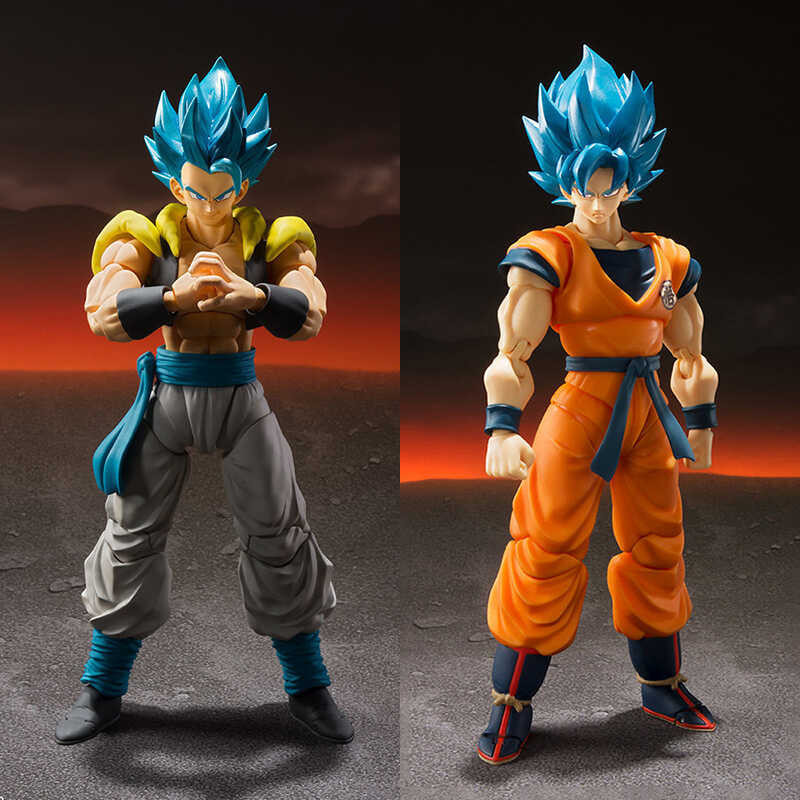 Dragon Shf Ball Z Figures Super Saiyan God Goku Vegeta Action 16Cm PVC ...