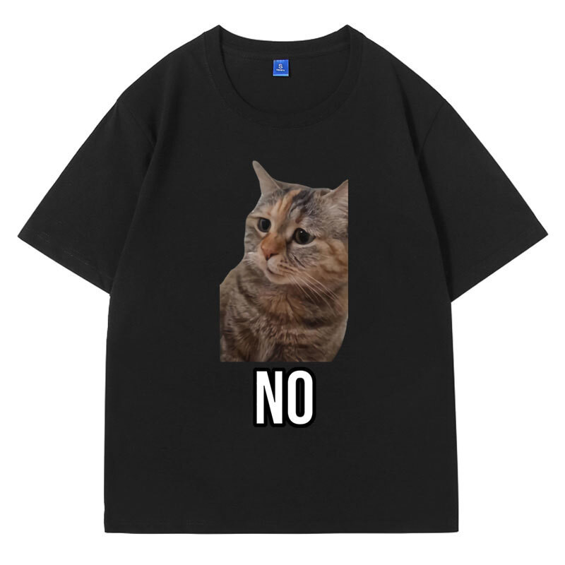 Talking Cat Meme Graphic T Shirts Men's Clothing Fashion T-shirts ...