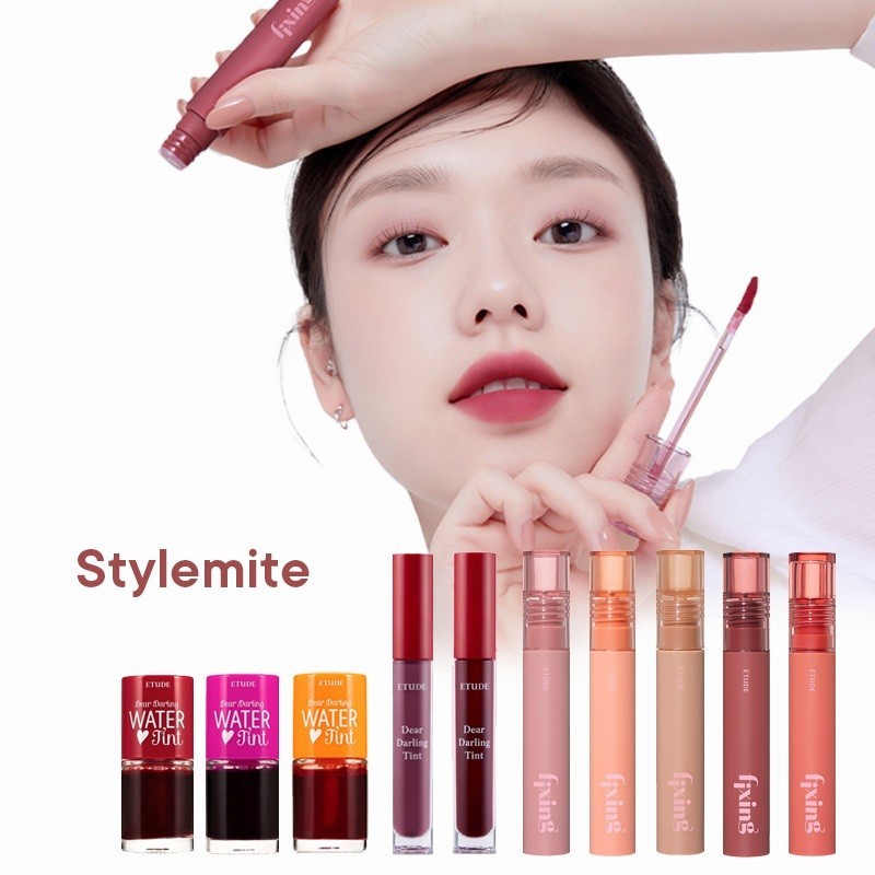 [STYLEMITE & ETUDE COLLECTION] Best Lip Tint Items - Water Tint / Water Gel Tint / Fixing Tint ...