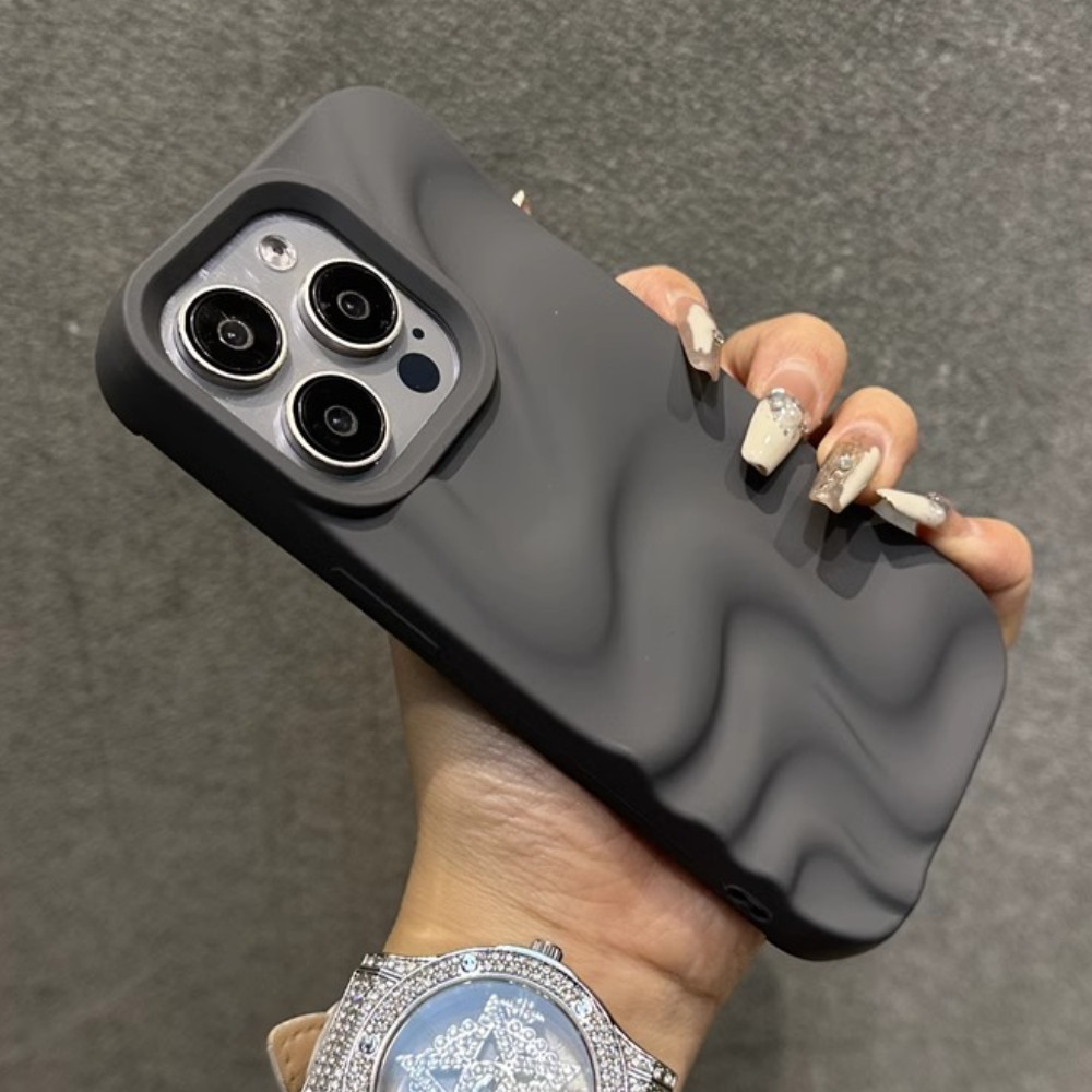 Luxury 3D Water Ripple Phone Case for iPhone 16 11 15 14 13 12 Pro Max ...