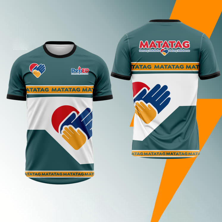 DEPED MATATAG Sublimation Teacher Round neck T-Shirts With Logo For ...
