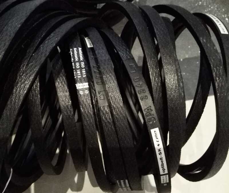 Optibelt SK S=C plus SPA1382LW SPA1400LW V-belt German Oppett belt ...