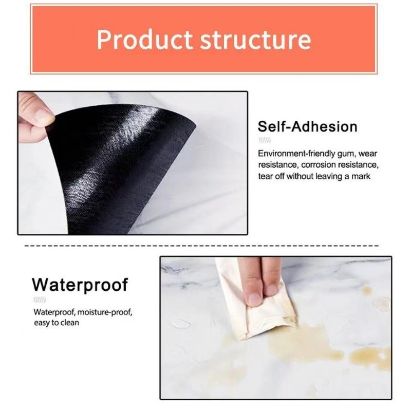 60x60 Vinyl Tile Flooring Self Adhesive Waterproof Sticker PVC Floor ...