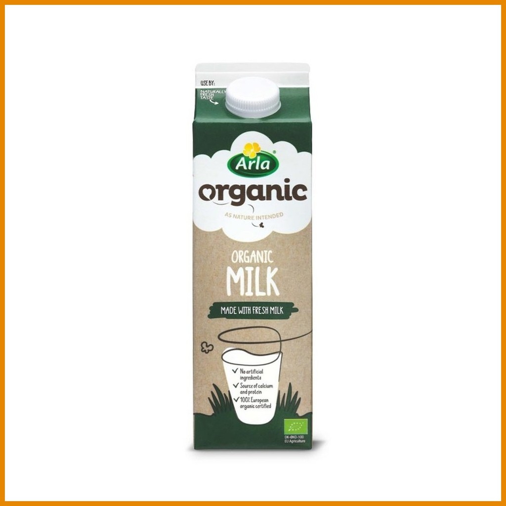 Arla Organic Fresh Full Cream Milk 900ml | Shopee Philippines