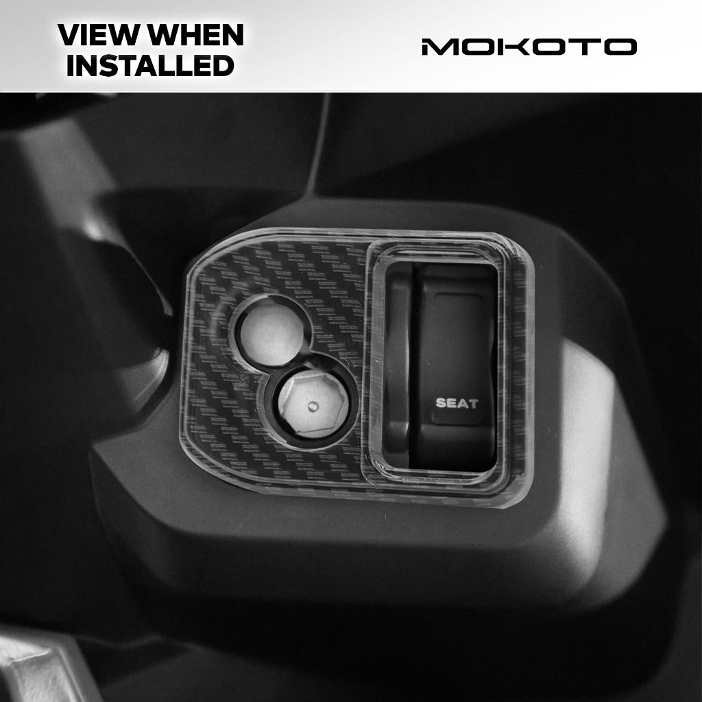 sonobu HONDA CLICK 125i V2/V3/V4 IGNITION KEY COVER GLOSSY-CARBON ...