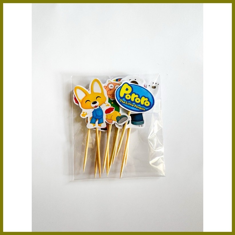 ← ★ Pororo TOPPER (LA-01)/ CAKE TOPPER/PORORO CAKE TOPPER/PORORO CAKE ...