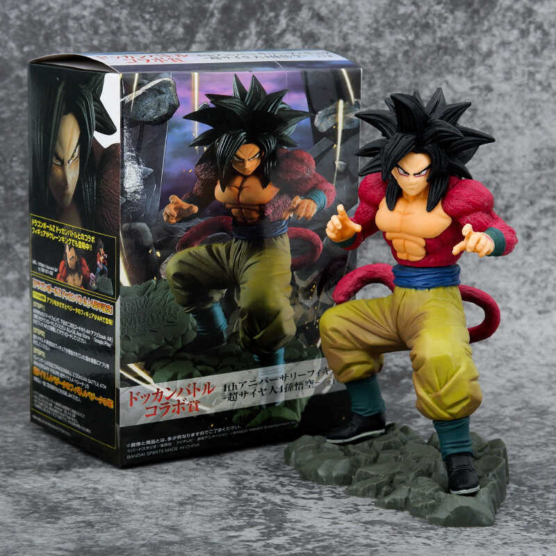 21/22Cm Boxed Dragon Ball Gt Super Saiyan 4 Vegeta Goku Min Boo Figure Ss4 Action Figure ...