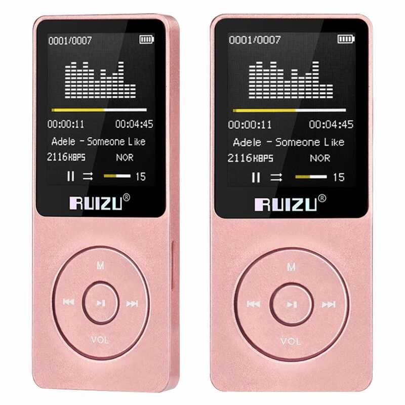 Ruizu X02 Mp3 Player Classical Version Music Player With FM Radio Video ...