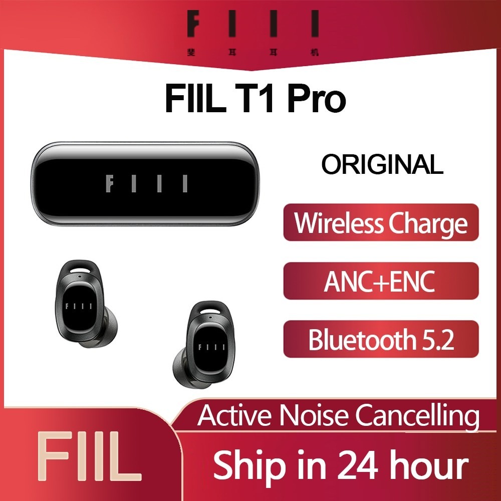 FIIL T1 Pro Earphone FIIL T1 Lite TWS True Wireless Earbuds Active Noice Cancelling Headset ...