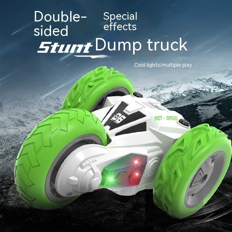 Mini Rc New 2.4G Stunt Drift Deformation By Cars Remote Control Roll ...