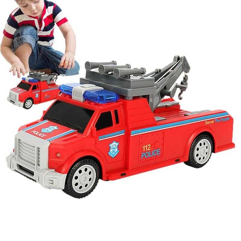 Toy Salungan Vehicle Truck Electric Trailer Gamit Ang Liwanag At Musika ...