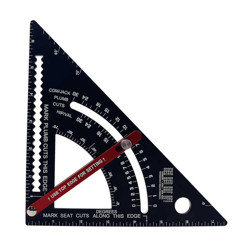Scribe Triangle Multifunction Angle Protractor Aluminum Alloy Speed ...